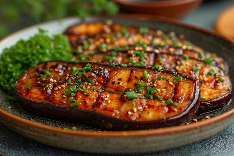 Nasu Dengaku (Miso-Glazed Eggplants) - Maison Marmite