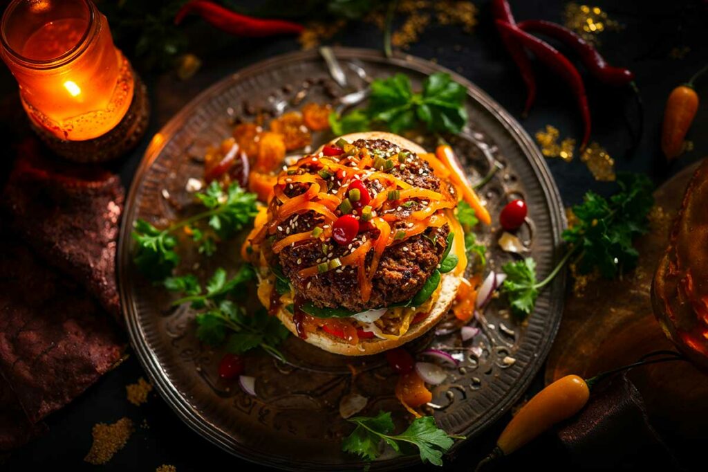 The Chennai Masala Burger - Maison Marmite